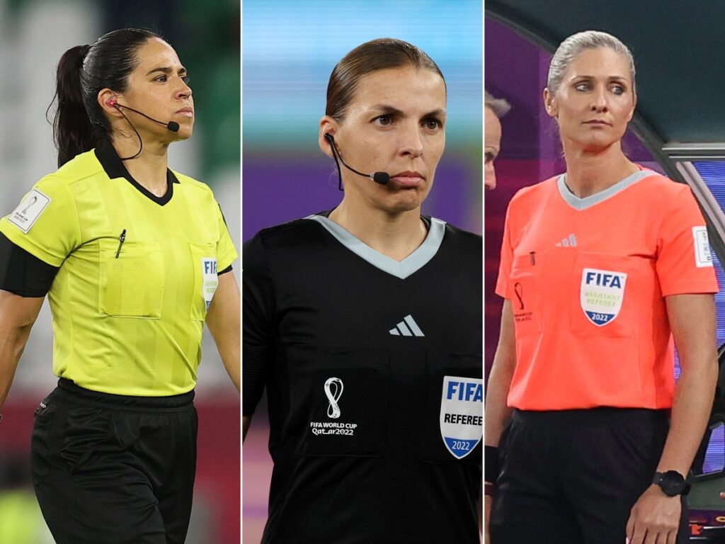Who are the all-female refereeing crew, including Stephanie Frappart ...